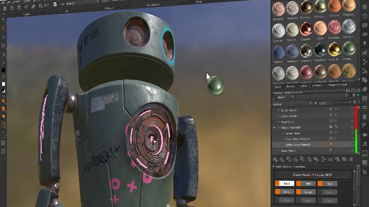 Mari Features | 3D Texture Painting | Foundry